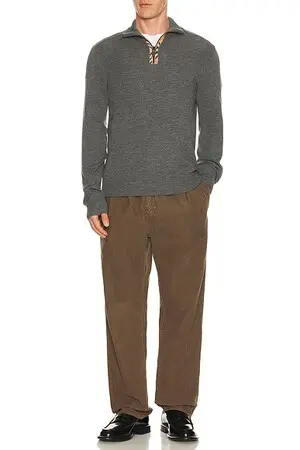 Burberry Cameron Quarter Zip Sweater - Grey