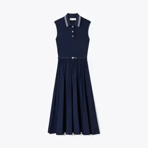 Tory Burch Pleated Viscose Dress