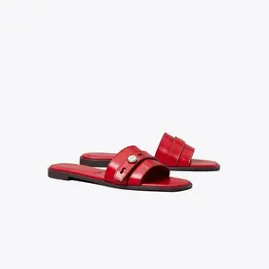 Tory Burch Romy Slide Toucan Red