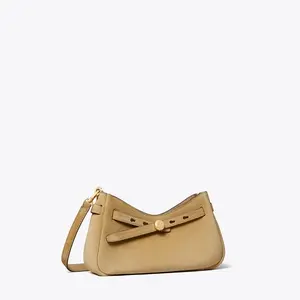Tory Burch Romy Suede Zip Top Crossbody Bag