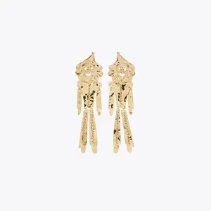 Tory Burch Runway Clown Clip-on Earrings - Gold
