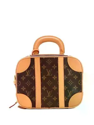 LOUIS VUITTON Valisette Handbag Monogram Canvas Pm Satchel