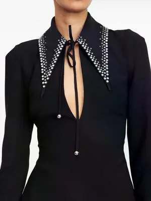 16Arlington Imre Embellished Mini Dress - Black