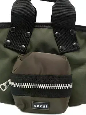 Sacai Zip Detail Tote Bag