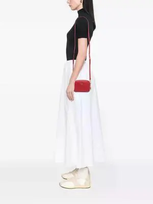 Prada Mini Saffiano Camera Crossbody Bag - Red