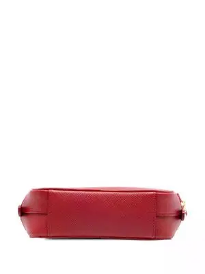 Prada Mini Saffiano Camera Crossbody Bag - Red