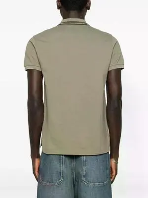 VIVIENNE WESTWOOD Striped Collar Polo Shirt - Green
