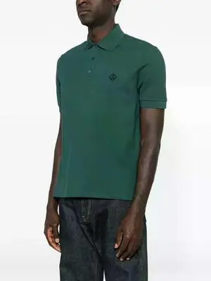 Herno Short Sleeve Logo Polo Shirt - Green