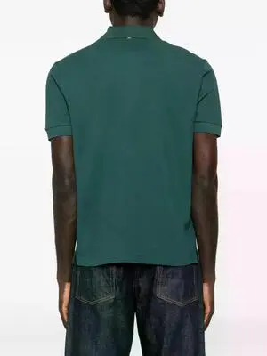 Herno Short Sleeve Logo Polo Shirt - Green