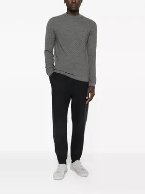 Emporio Armani Textured Virgin Wool Sweater