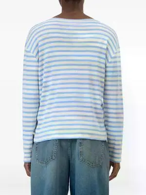 Closed Striped Longsleeve Top - Blue