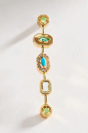 Anthropologie Shaped Stone Drop Earrings