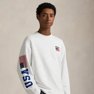 Ralph Lauren Flag Fleece Mockneck