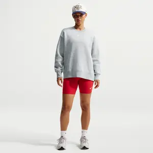 Nike Sportswear Phoenix Fleece Oversized Crew-neck Sweatshirt - Grey