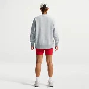 Nike Sportswear Phoenix Fleece Oversized Crew-neck Sweatshirt - Grey