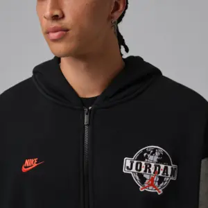 JORDAN Brooklyn Oversized Full-zip Hoodie