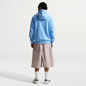 Nike Sportswear Club Washed Fleece Hoodie - Blue