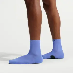 Nike Nike Run Midweight Running Micro-Crew Socks Blue