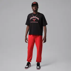 JORDAN Flight Fleece Pants - Red