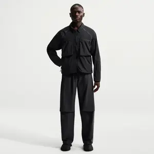 Nike Tech Long-sleeve Utility Shirt - Black
