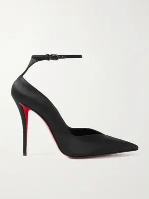 CHRISTIAN LOUBOUTIN Erozee 100 Satin Pumps