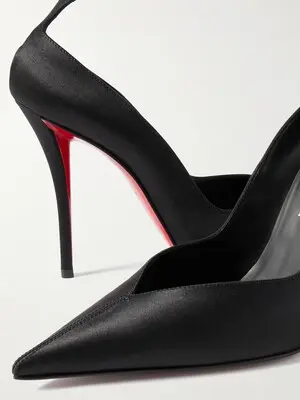 CHRISTIAN LOUBOUTIN Erozee 100 Satin Pumps