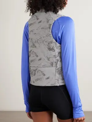 Nike Swift Rubber-trimmed Padded Shell Vest