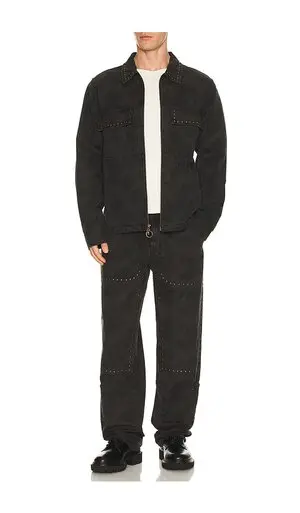 PLEASURES Cowhide Double Knee Work Pant