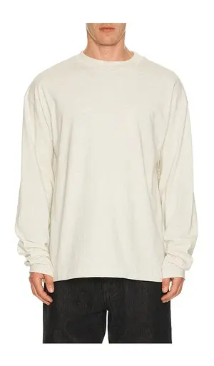 Fear Of God Classic Long Sleeve Tee In . Also - Grey