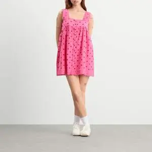 DAMSON MADDER Elspeth Mini Dress - Pink | Editorialist