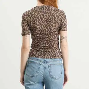 ANINE BING Sylvie T-shirt - Leopard