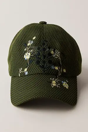 Free People Hit The Trail Baseball Cap Green Combo