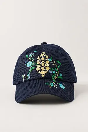 Free People Hit The Trail Baseball Cap - Navy Combo