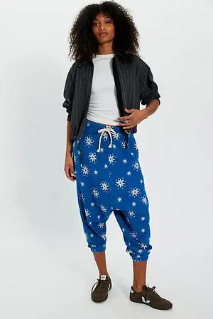 ONETEASPOON Printed Jersey Harem Pants