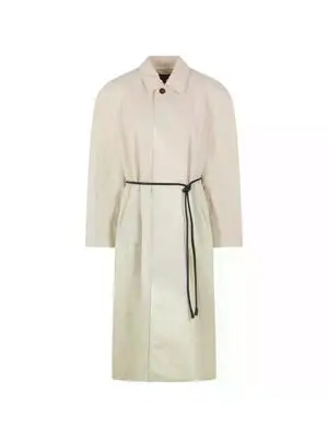 Ter Et Bantine Single-breasted Belted Mid-length Coat