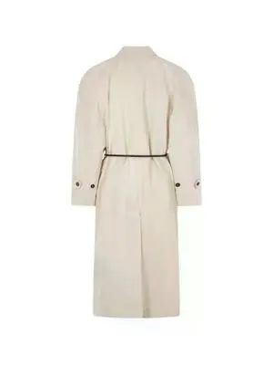 Ter Et Bantine Single-breasted Belted Mid-length Coat