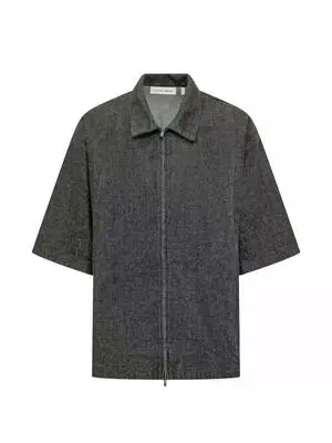 Fear Of God Work Full-zip Denim Shirt - Black