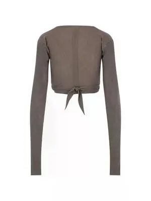 Rick Owens Tie-fastening Cropped Top