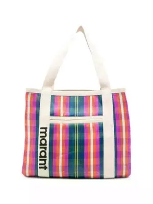 Isabel Marant Plaid Pattern Tote Bag