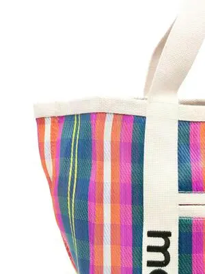 Isabel Marant Plaid Pattern Tote Bag