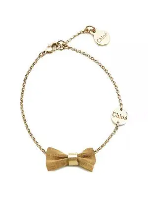 Chloé Bow Chain Bracelet - Gold