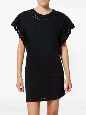 MARANT ETOILE Orlane Cutout Mini Dress - Blue