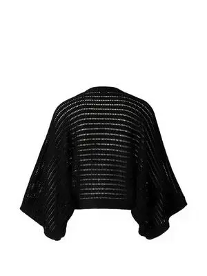 Peserico Open-knit Cropped Sweater