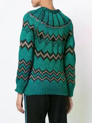 NUDE Metallic Zig Zag Jumper