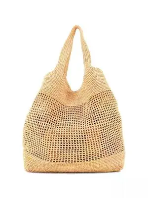 Saint Laurent Icare Raffia Maxi Tote Bag