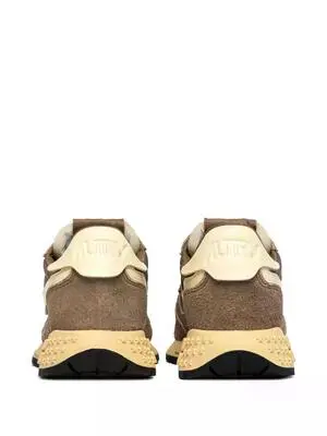 AUTRY Suede Panel Sneakers - Brown