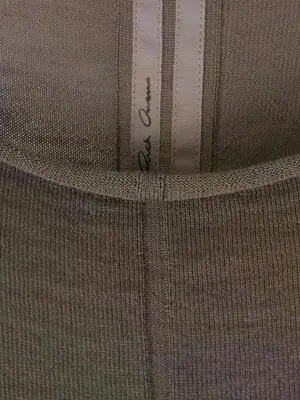 Rick Owens Cut-out Long-sleeved Top