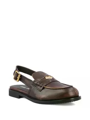 Miu Miu Penny Strap Loafers
