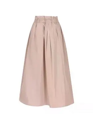 Herno Taffeta A-line Skirt - Neutrals