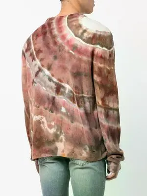 Amiri Tie-dye Cashmere Blend Sweater